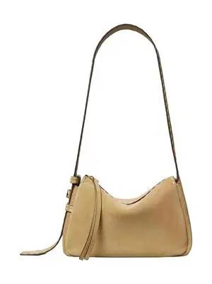 Tory Burch Romy Pick Stitch Shoulder Bag - Neutrals