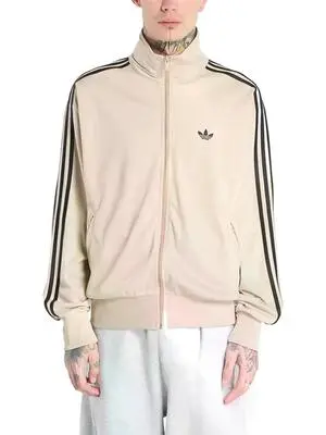 Adidas Striped Performance Jacket - Neutrals
