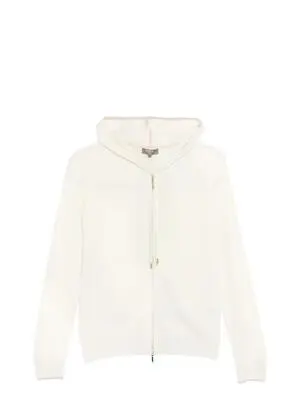 N.peal Hooded Zip-up - Neutrals