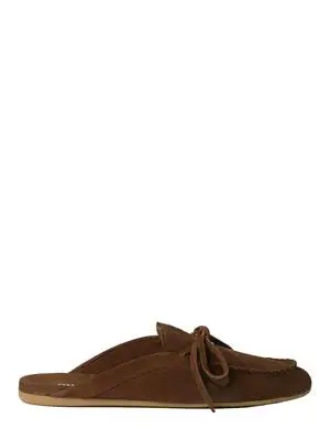 Miu Miu Suede Mules - Brown