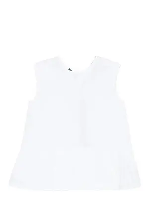 Max Mara Pleated Hem Blouse - White