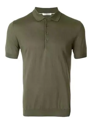 PAOLO PECORA Short Sleeve Polo Shirt - Green