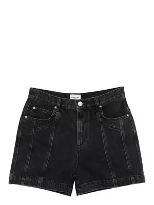 MARANT ETOILE Joely Denim Shorts - Black