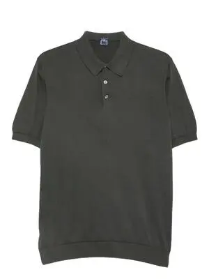 Fedeli Short-sleeve Polo Shirt - Green