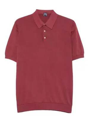 Fedeli Short-sleeve Polo Shirt - Red