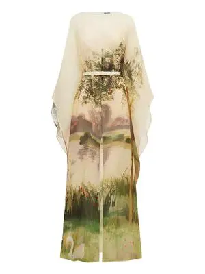 LEO LIN Willow Kaftan Maxi Dress - Print