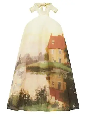 LEO LIN Eloise Halterneck Mini Dress - Print