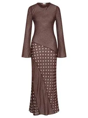 ROAME Hallie Mixed Maxi Dress - Print