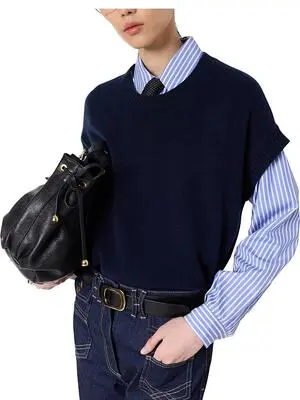 Gerard Darel Lohna Cashmere Sweater - Navy