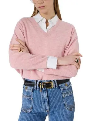 Gerard Darel Lenae Cashmere Sweater - Pink