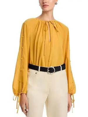 TOCCIN Oletta Long Sleeve Blouse