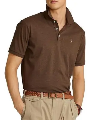 Polo Ralph Lauren Classic Fit Soft Cotton Polo Shirt Brown Multi
