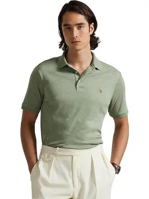 Polo Ralph Lauren Classic Fit Soft Cotton Polo Shirt - Green Heather
