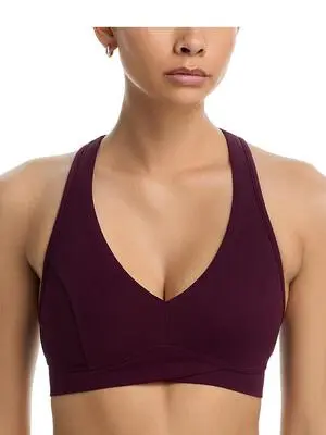 Splits59 Mia Rigor Sports Bra - Dark Cherry