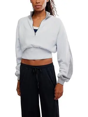 Free People Pullover Sweatshirt - Arctic Snow