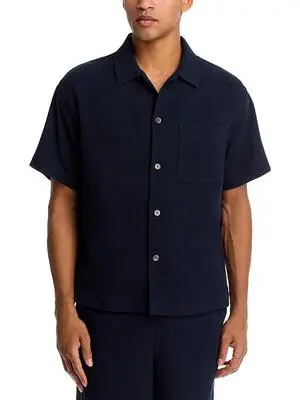 FRAME Open Weave Shirt - Dark Navy