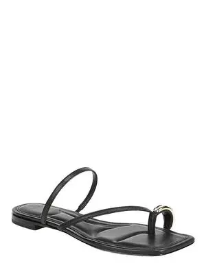 Vince Polli Toe Ring Sandals Black