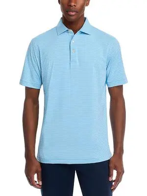 Peter Millar Hales Performance Polo Shirt Bluebird