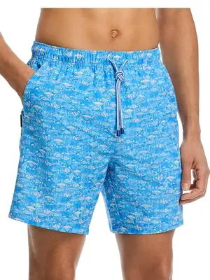 Peter Millar Sunfish 7" Swim Trunks - Marina Blue