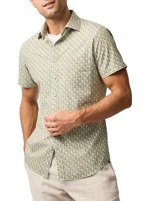 Rodd & Gunn Avonside Sports Fit Button Down Shirt - Fern