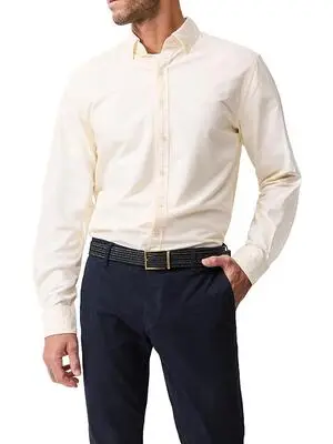 Rodd & Gunn Cambridge Long Sleeve Shirt - Lemon
