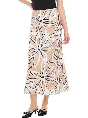 Fifteen Twenty Eva Bias Ankle Skirt - Print