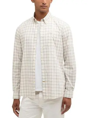 Barbour Bramwell Checked Tailored Shirt - Whisper White