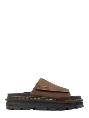 Dr. Martens Zebzag Dunnet Slide Sandal - Dark Brown