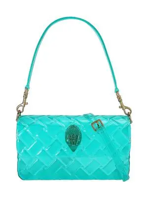 Kurt Geiger Kensington Jelly Medium Shoulder Bag - Turquoise