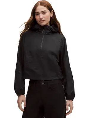 Lululemon Scuba Cropped Anorak - Black