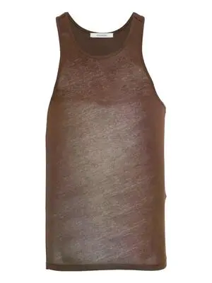 ENTIRE STUDIOS Muscle Tank Top Brown