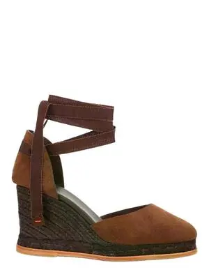 CastaÑer Camila Ankle-Tie Pumps Brown