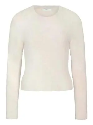 Vince Eyelash Crew-Neck Sweater Neutrals