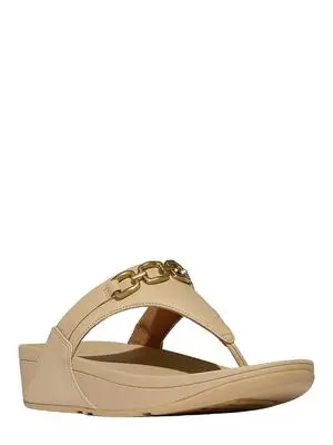 Fitflop Lulu Square Chain Sandal - Cappuccino