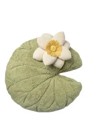 LORENA CANALS Floor Cushion Water Lily - Matcha/ Natural