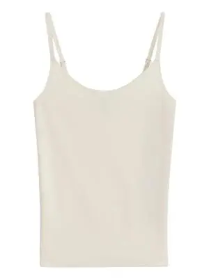 Cos Slim-fit Jersey Cami Top - White
