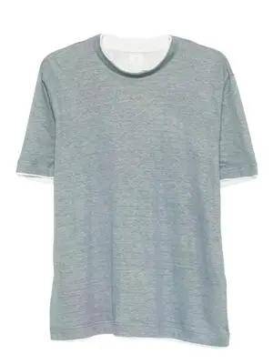 Eleventy Round Neck T-shirt - Blue