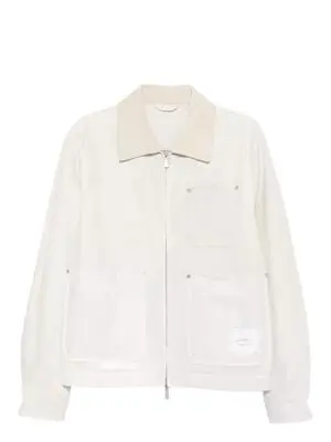 Eleventy Collared Pocket Jacket - Neutrals