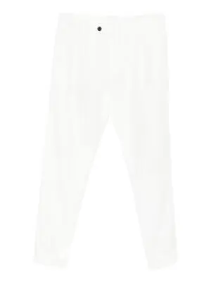 Eleventy Pleated Trousers - White