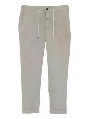 Eleventy Drawstring Trousers - Neutrals