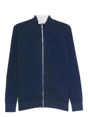 Eleventy Zip-up Cardigan - Blue