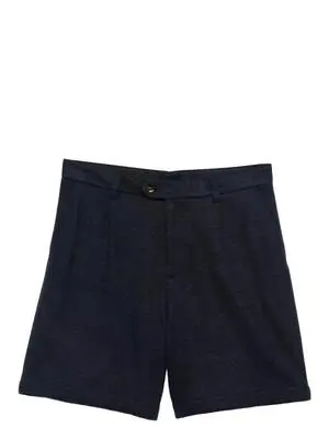Eleventy Knitted Deck Shorts - Blue