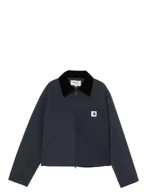 Carhartt Work In Progress Velvet Collar Patch Jacket - Blue