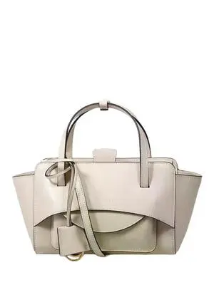 HIDESINS Flap Top-handle Tote Bag - Neutrals