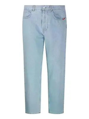 AMISH Five-pocket Button-fastening Jeans - Blue