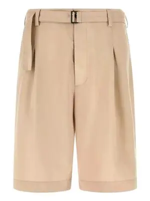 CELLAR DOOR Viper Belt Bermuda Shorts - Neutrals