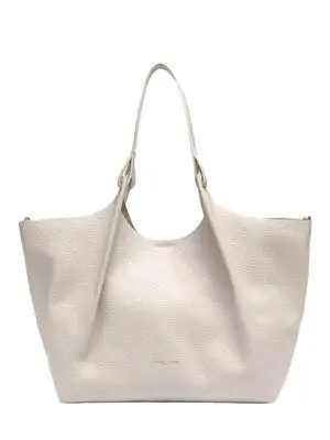 GIANNI CHIARINI Pebbled Tote Bag - White