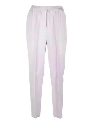 VIA MASINI 80 Elasticated Trousers - Purple