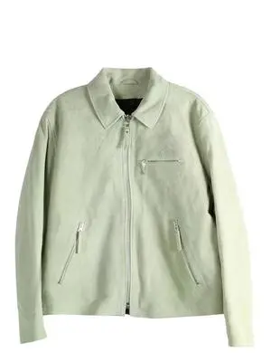 StÜssy Bing Suede Jacket - Green