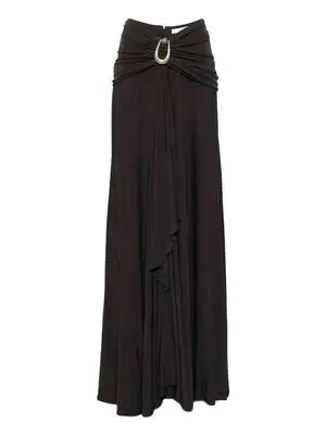 Christopher Esber Draped Maxi Skirt - Brown